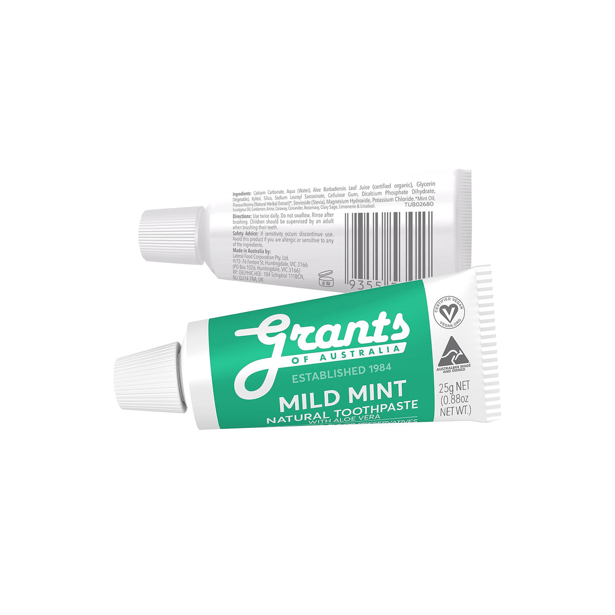 Grants Travel Toothpaste 25g – Promotherapy